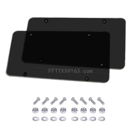 Suport auto pentru placute de inmatriculare, plastic ABS, rezistent la ...