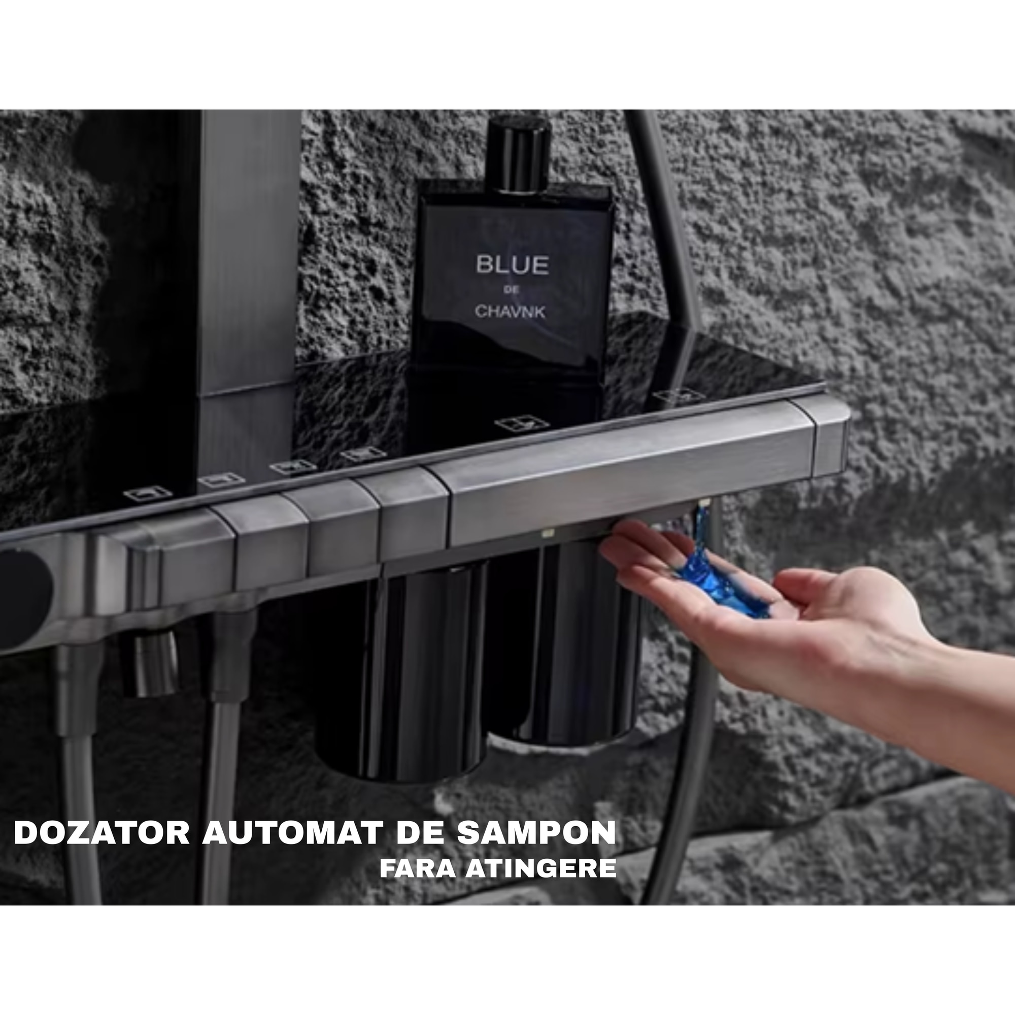 Coloană de duș Rain Drop, termostat, afisaj LCD, dozatoare automate ...