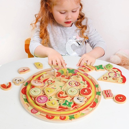 Pizza Set - Set de joaca din lemn - eMAG.ro