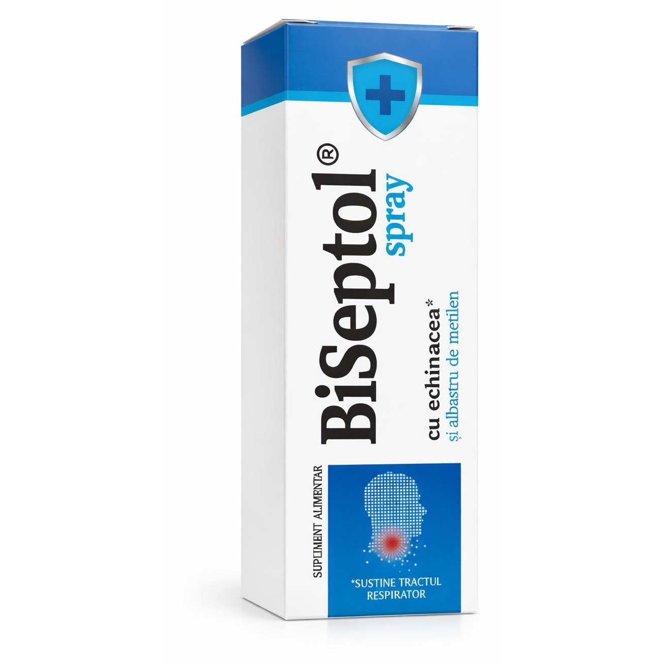 Biseptol Spray cu Albastru de Metilen si Echinacea, 20 ml, Dacia Plant ...