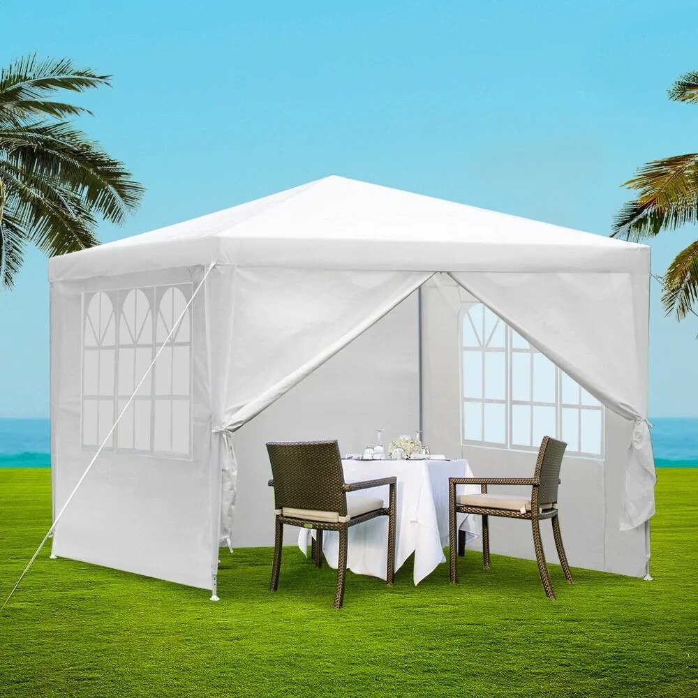 Cort Evenimente TOP CORTURI®, 3x3 M, Pavilion Gradina Cu Pereti ...