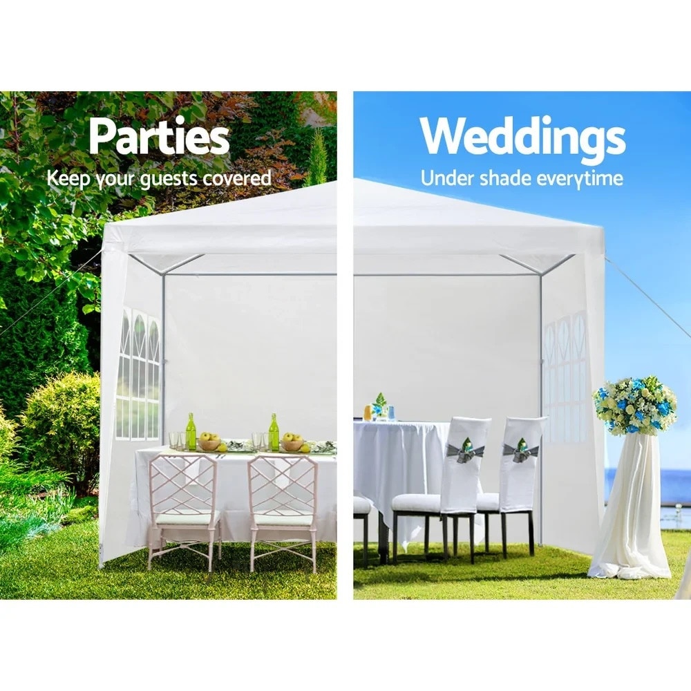 Cort Evenimente TOP CORTURI®, 3x3 M, Pavilion Gradina Cu Pereti ...