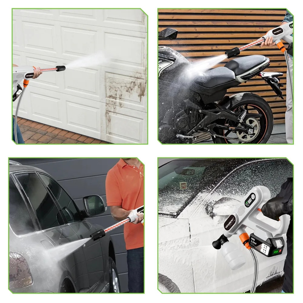 Aparat de spalat cu presiune inalta, 3500W, 220Bar, 5 in 1, fara perii ...