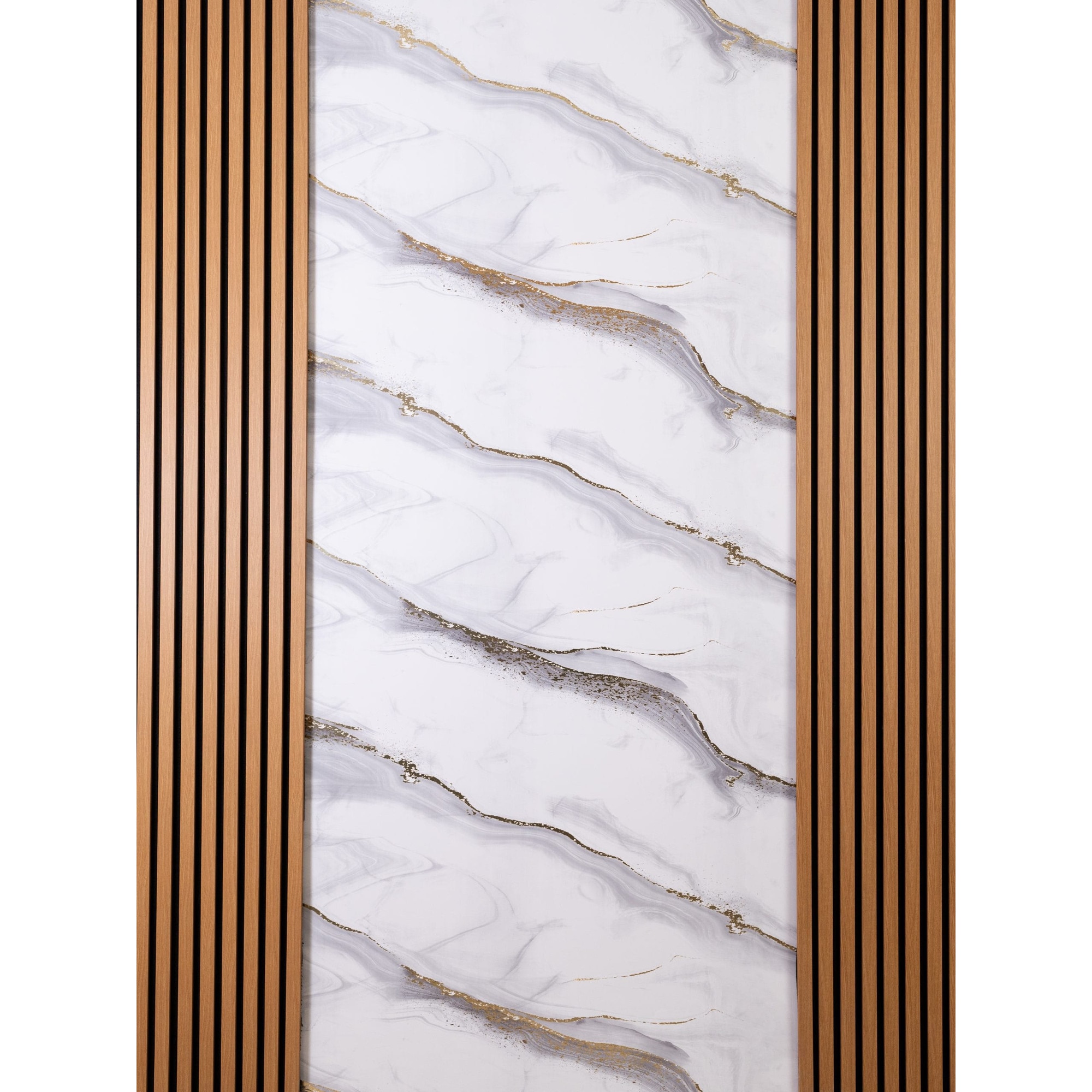Placa PVC model Placa PVC Marble Alb Cu Auriu - Pearl Sunrise Shine ...