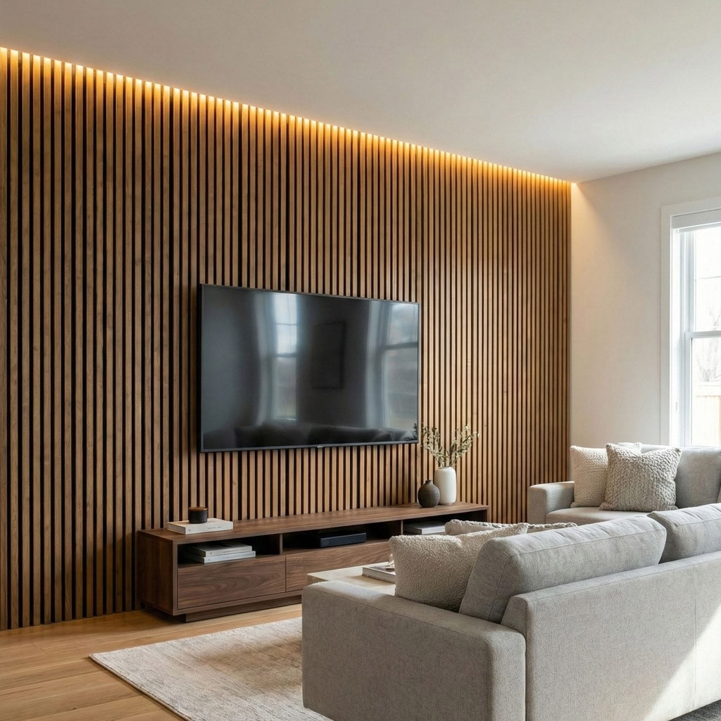 Panou Riflaj Decorativ MDF, Model Cogniac 2800 x 450 mm - eMAG.ro