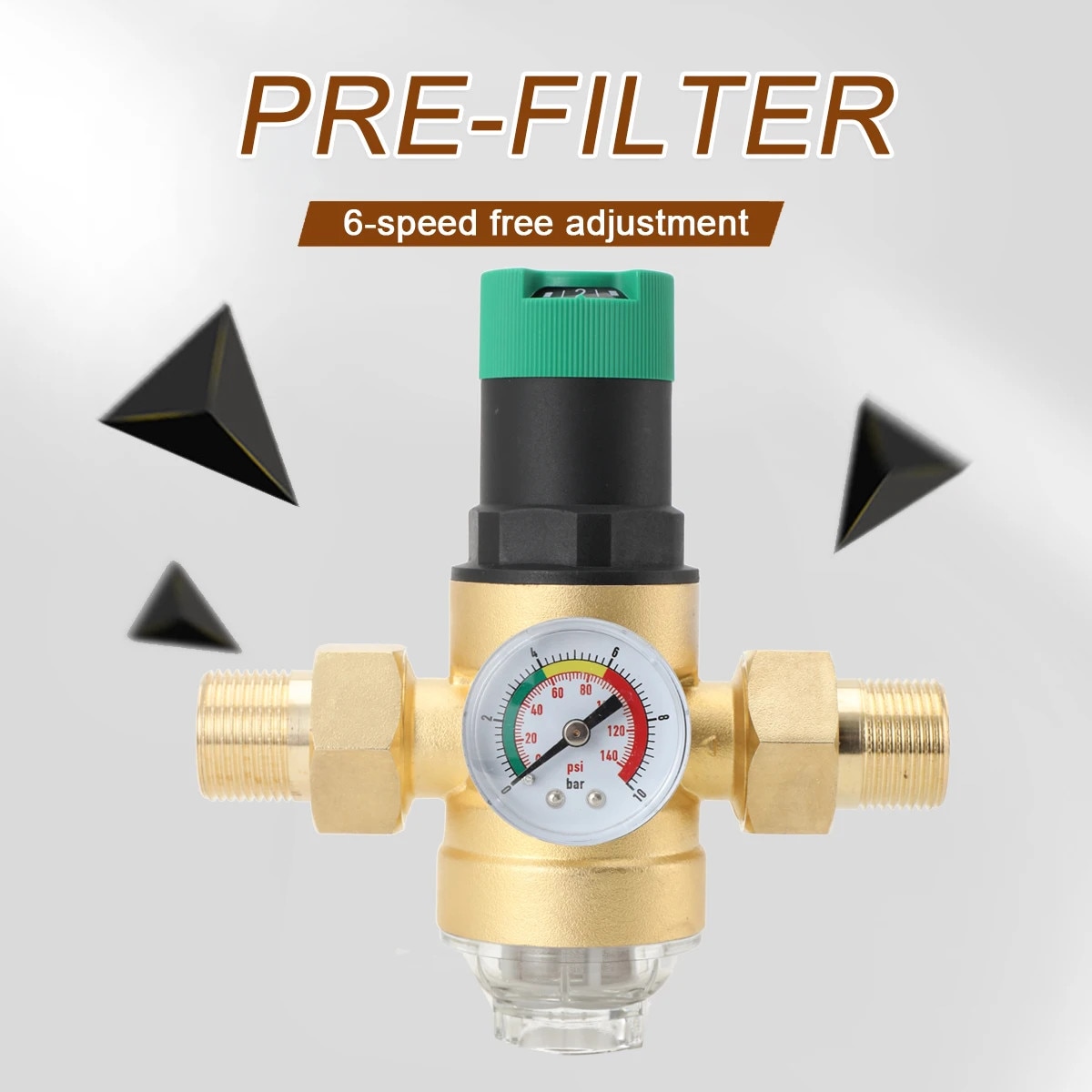 Regulator de presiune, 16 bar, 1-6 bar, 14.4x15.4x10.5cm, 4-85C - eMAG.ro