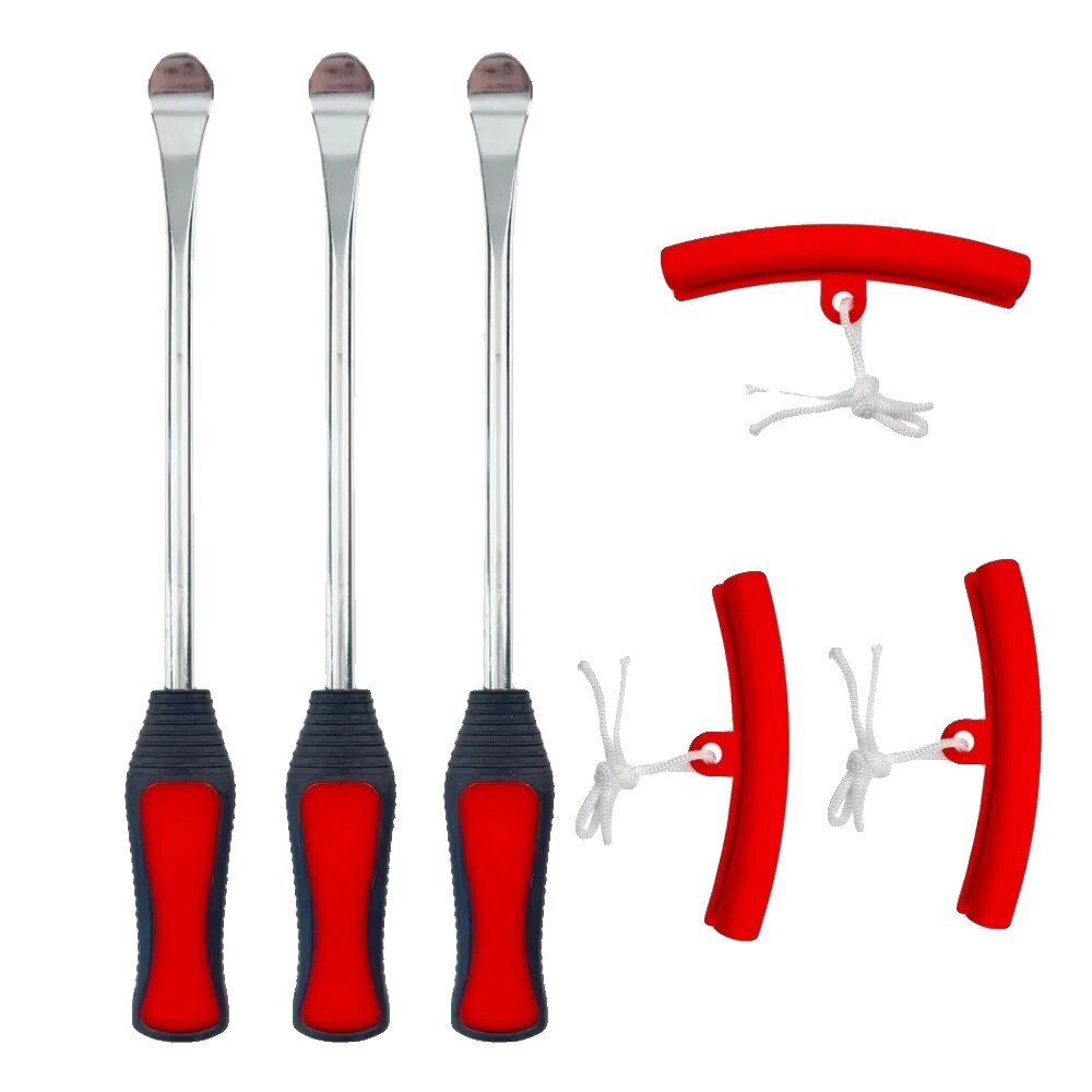 Set unelte schimbat anvelope, protectie janta, 6Pcs, otel de calitate ...