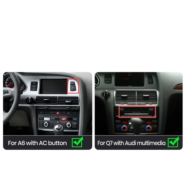 Adaptor interfata, Wireless CarPlay, Android Auto, MMI 3G, dimensiuni ...