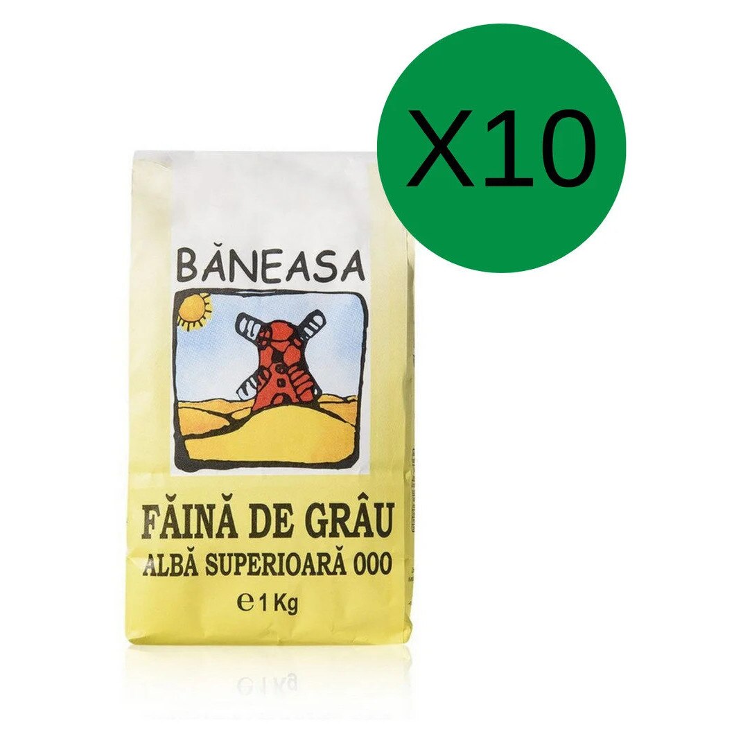 PACHET 10X – Faina Baneasa Tip 000, 1 kg - eMAG.ro