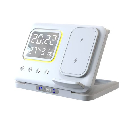 Incarcator cu lumina de noapte fara fir 15W cu incarcare rapida cu ...