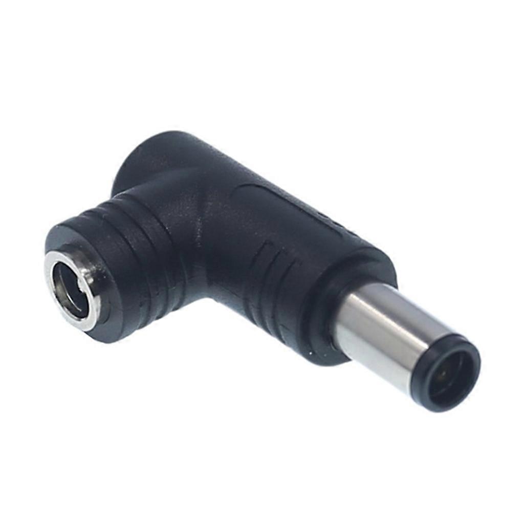 Conector adaptor DC, 90 grade, 5.5x2.5mm, set cu mai multe mufe, cablu ...