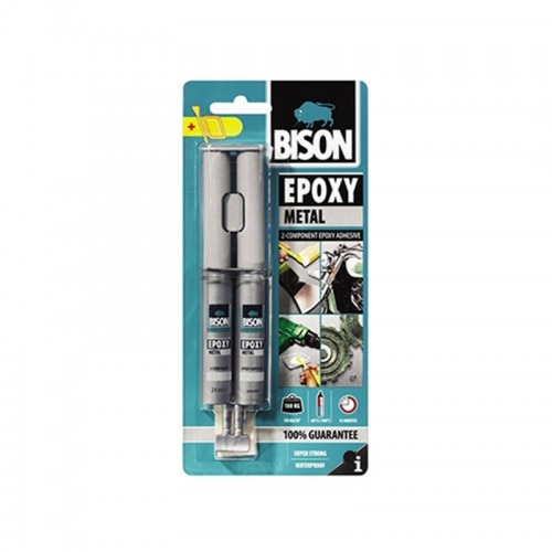 Adeziv Epoxidic Bicomponent Metalic 2X12 Ml Bison - eMAG.ro