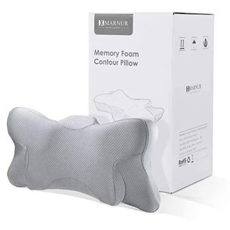 Marnur Perna Cervicala, Perna Ortopedica Memory Foam alb - eMAG.ro