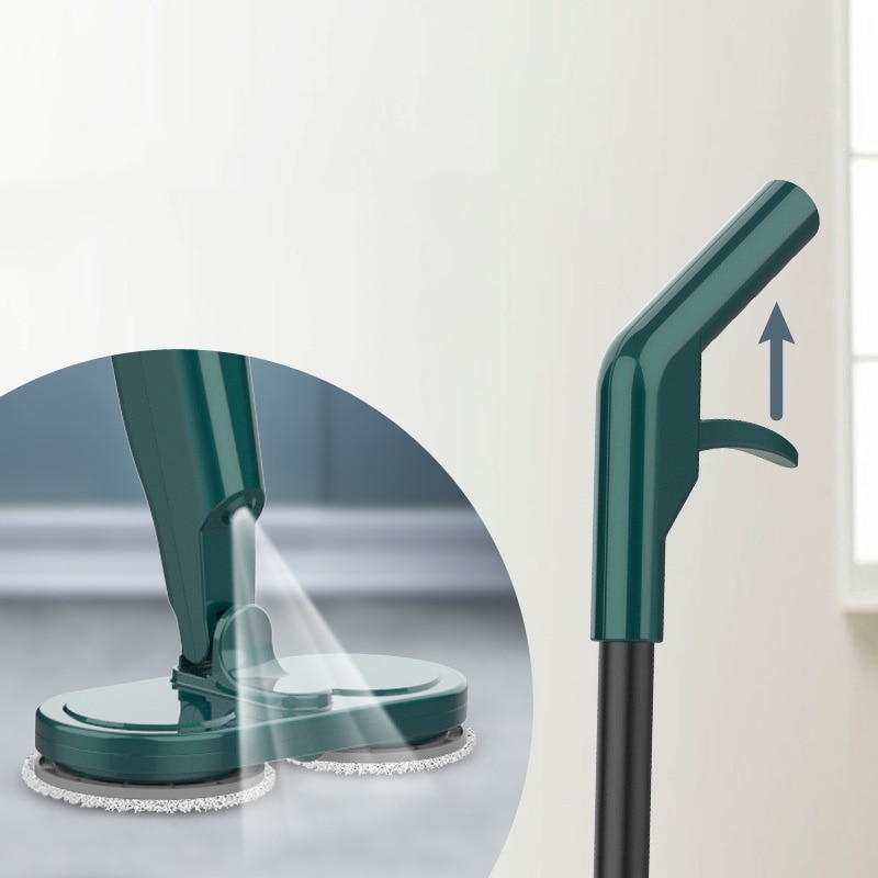 Mop electric, curatare profunda, cu rezervor de apa de 200 ml, design ...