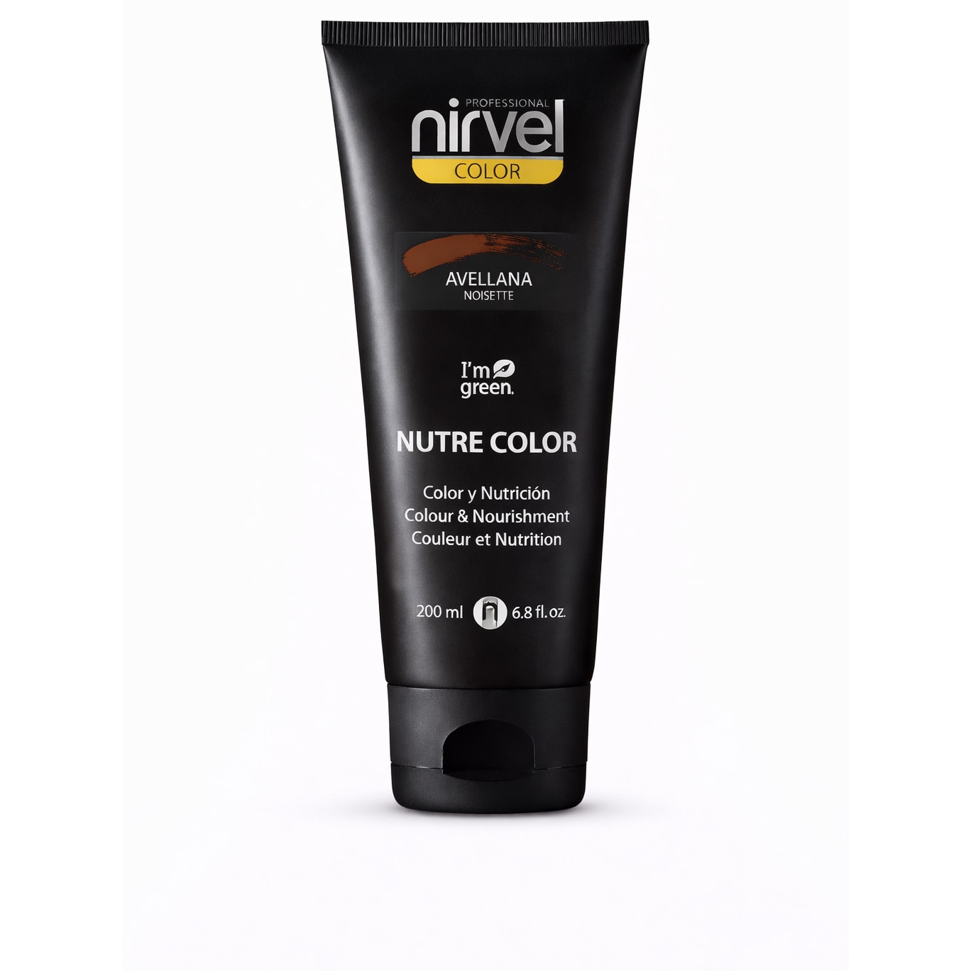 Masca de par Nirvel Nutre Color Coloranta Hazelnut 200ml, nuanta ...