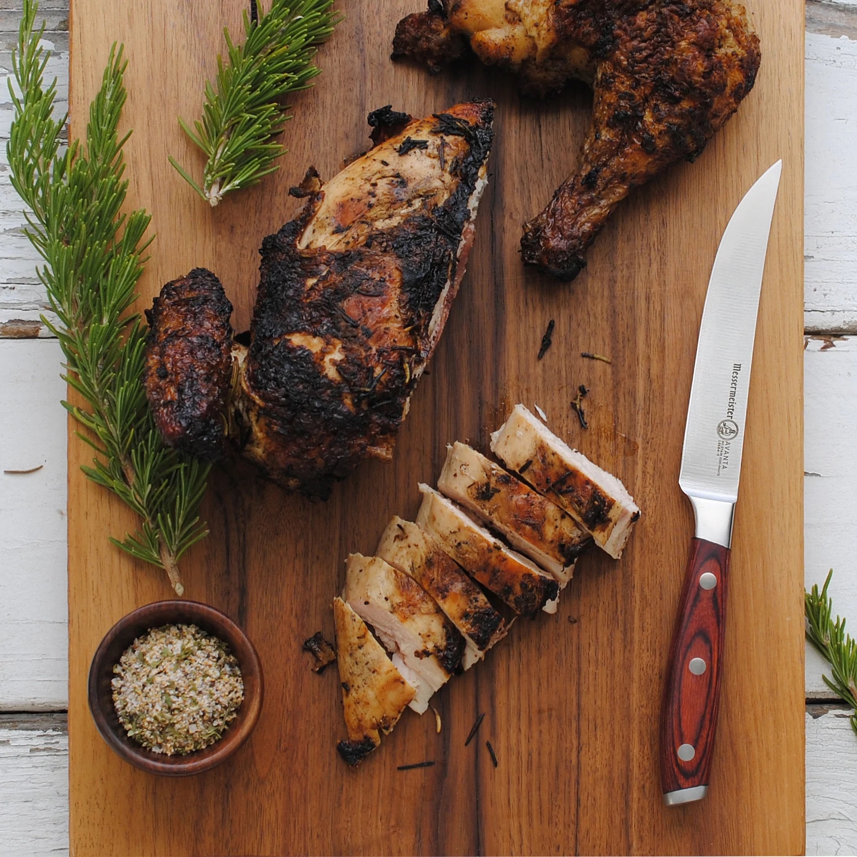 Set 4 cutite steak, maner lemn pakka, linia Avanta Messermeiser - eMAG.ro