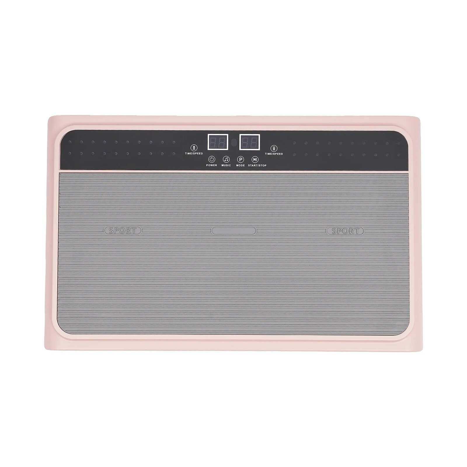 Placa de vibratii, antrenament total, relaxare musculara, roz, 200W ...