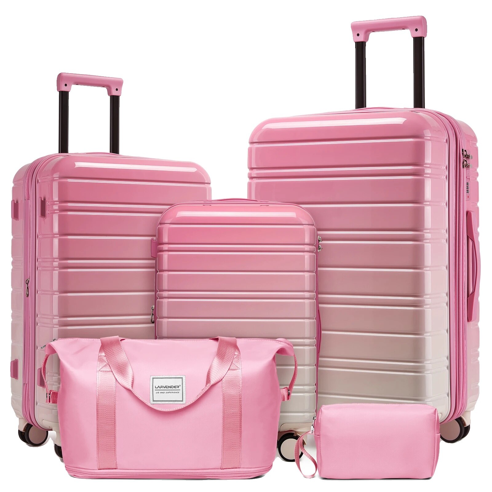 Set trolere 5 piese, 20" cabin, 24" valiza, 28" bagaj mare, roti ...