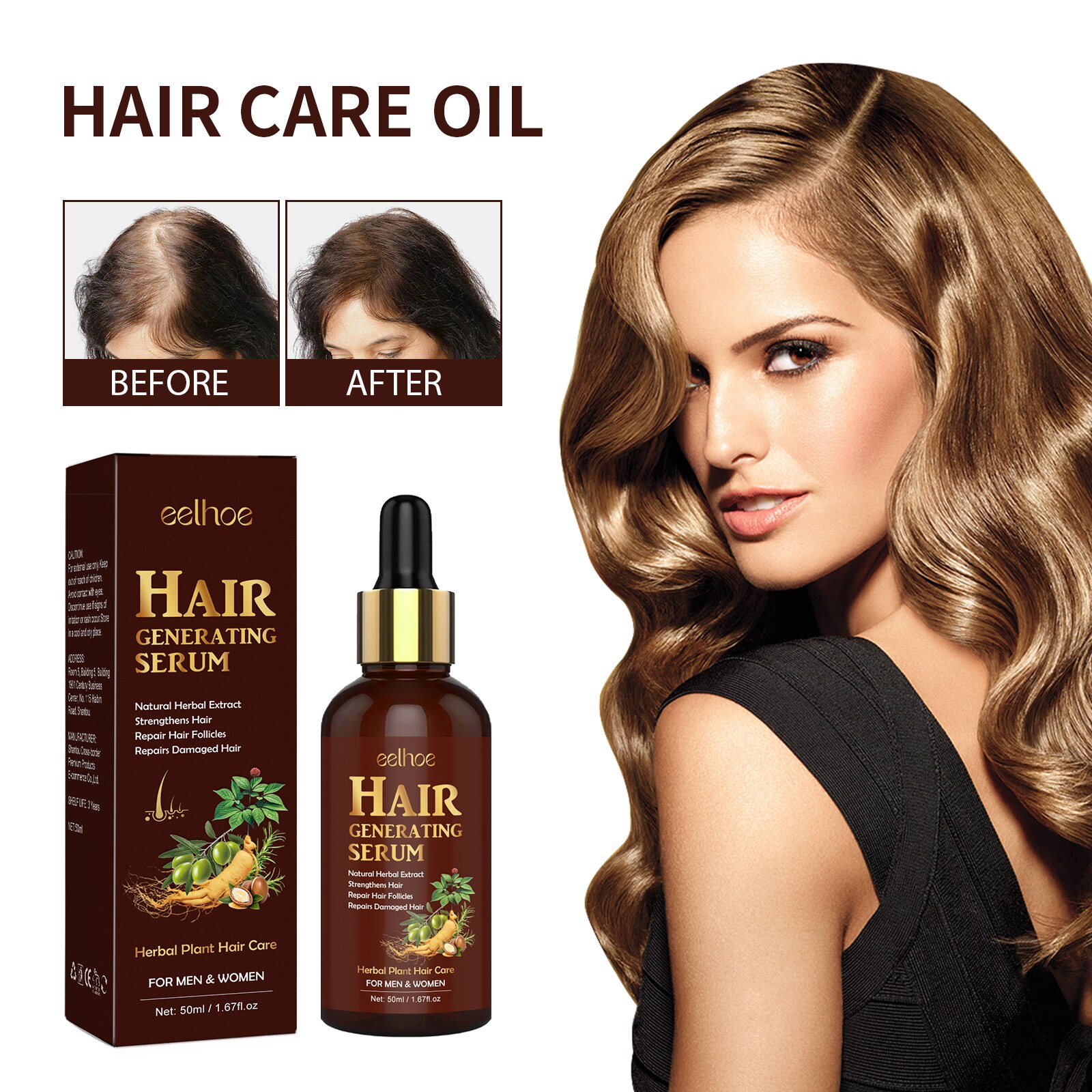 Ulei de par cu rozmarin, tratament anti-cadere, ingrijire scalp, 100ml ...