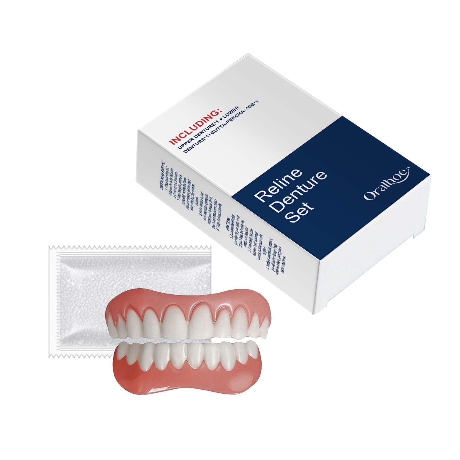 Set modificare proteze dentare, imbunatatire aspect, 60 grade, usor de ...