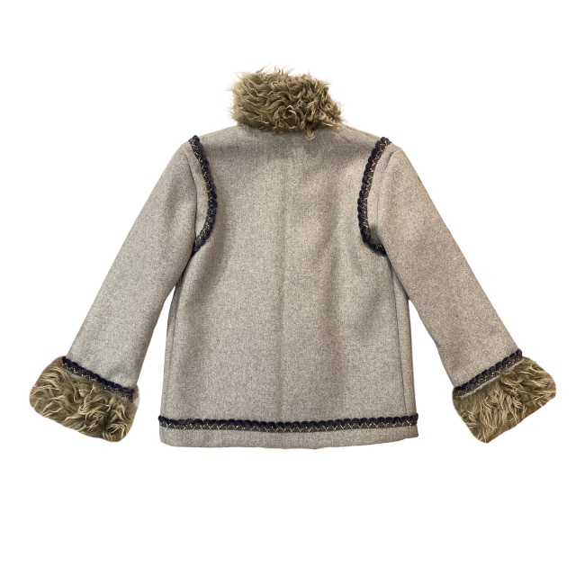 Cojoc costum popular traditional romanesc, postav gri pentru copii 128 ...