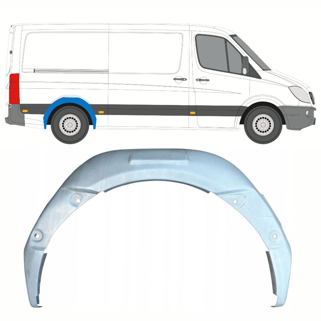 Panou reparatie aripa interioara spate Mercedes Sprinter 2006-2018 ...