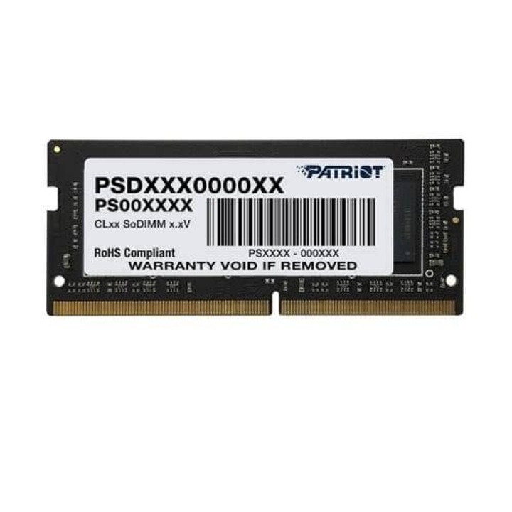Memorie Laptop PATRIOT MEMORY SO-DIMM DDR4 8GB 3200MHz - eMAG.ro
