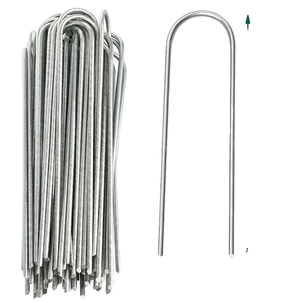 Tarusi pentru gradina, 4cmx15cm, set 30 buc, inox, utilizare versatila ...
