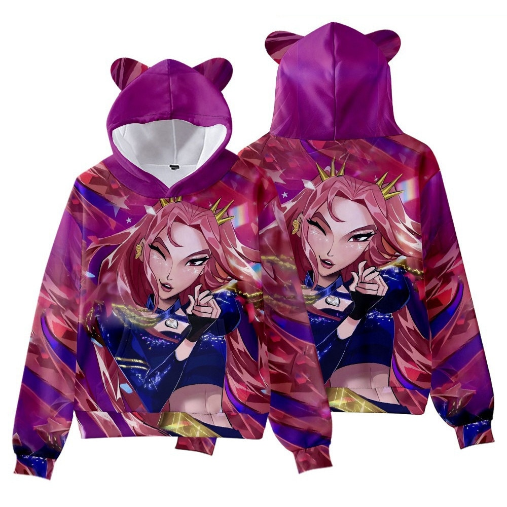 Hanorac copii K-pop Witcher Girls, design creativ, confortabil, 120 cm ...