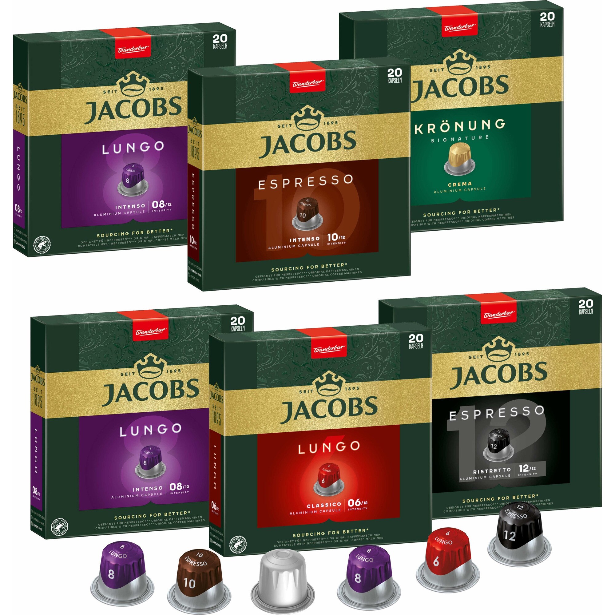 Set de 120 de capsule Jacobs Nespresso - eMAG.ro