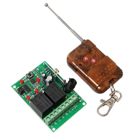 Kit telecomanda + receptor cu 2 canale pentru automatizari (tip1) - eMAG.ro