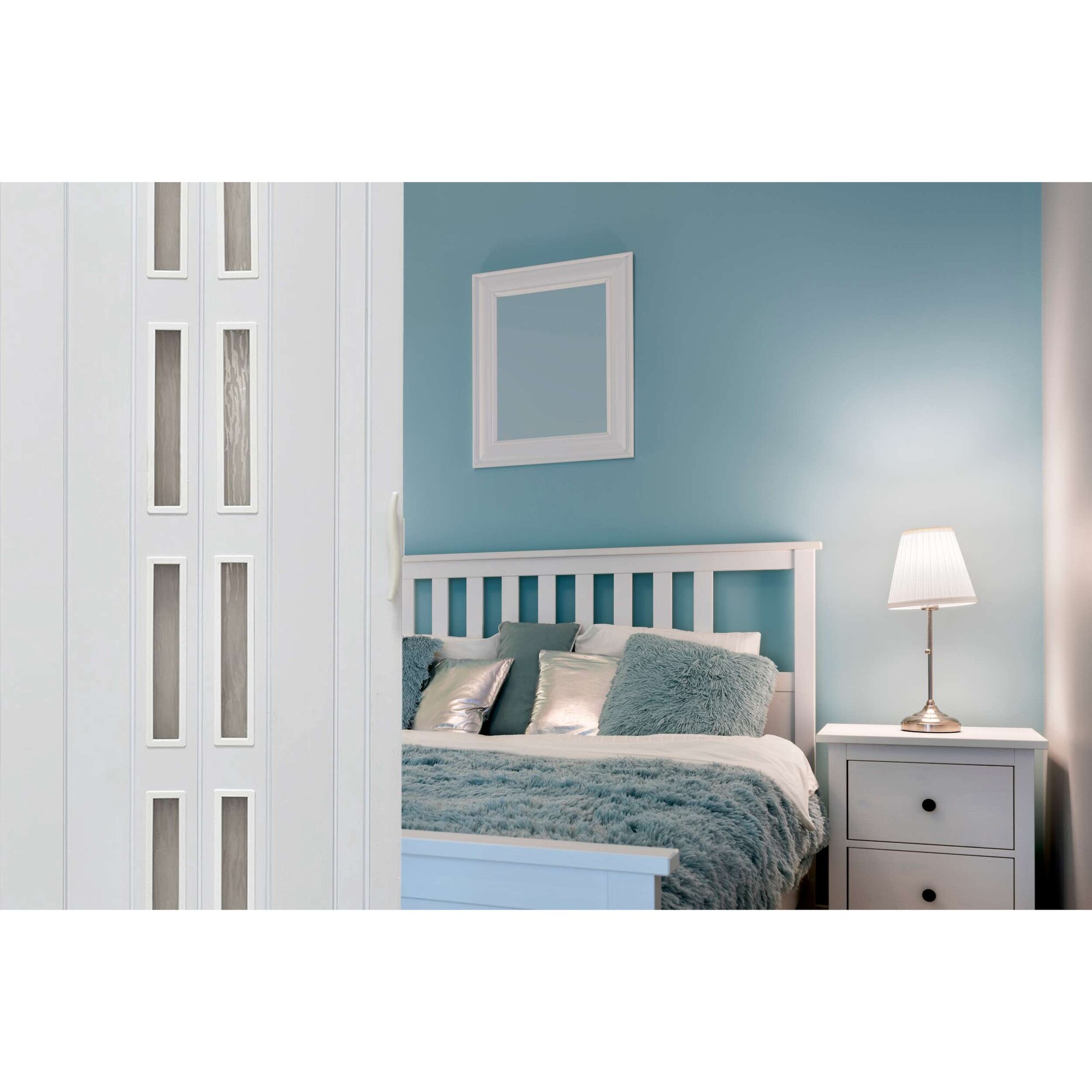 Usi armonice Gockowiak 005S, alb mat, 80 cm, montaj simplu, PVC - eMAG.ro