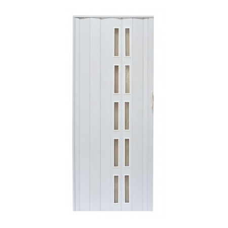 Usi armonice Gockowiak 005S, alb mat, 80 cm, montaj simplu, PVC - eMAG.ro