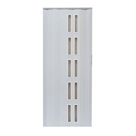 Usi armonice Gockowiak 005S, alb stejar mat, 80 cm, set montaj inclus ...