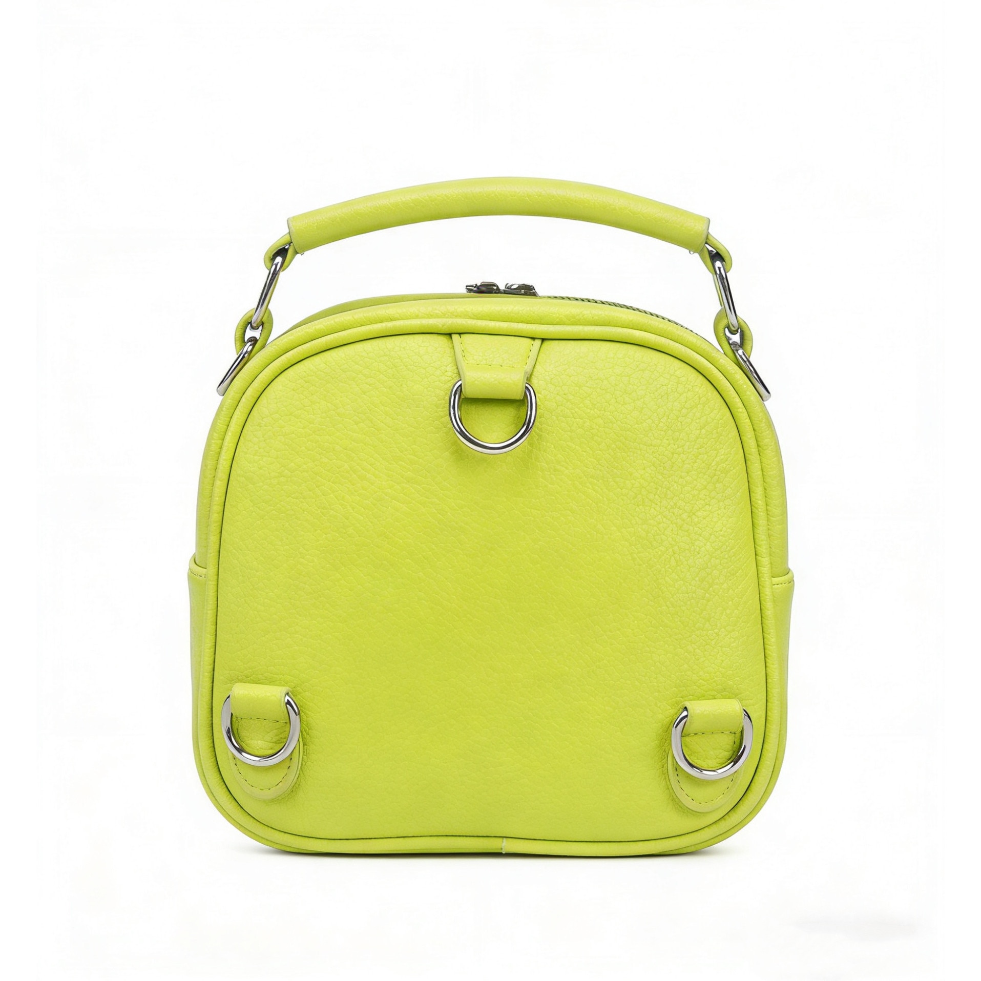 Geanta patrata mini verde fluorescent primavara/vara 2026 - eMAG.ro