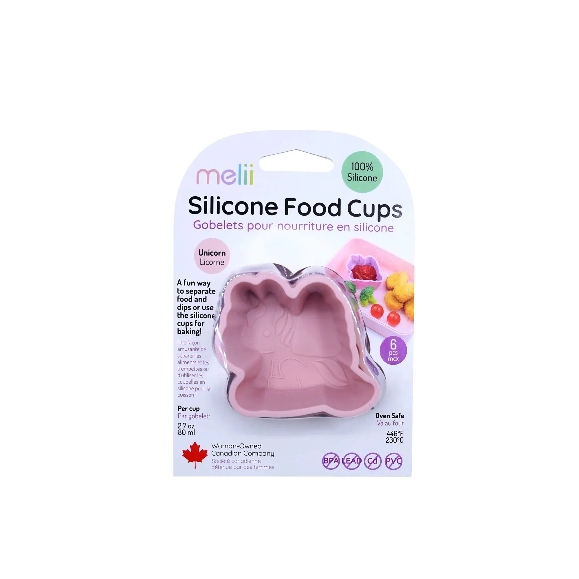 Set 6 forme de gătit silicon Melii model unicorn, colorate, rezistente ...