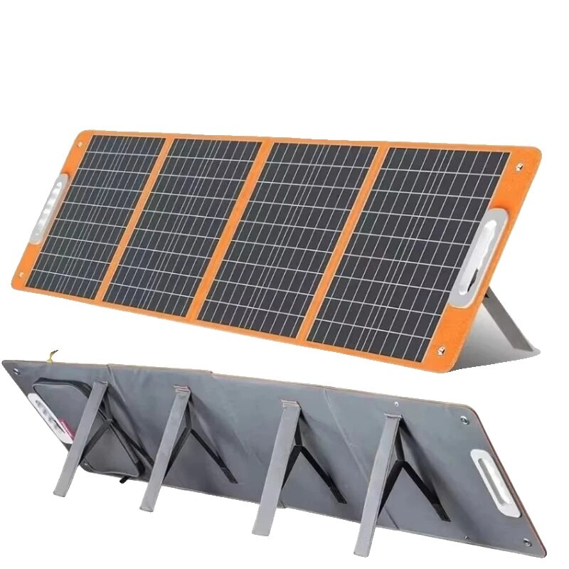 Panou solar pliabil, 14 panouri, design portabil, 100W, 12V-18V DC ...