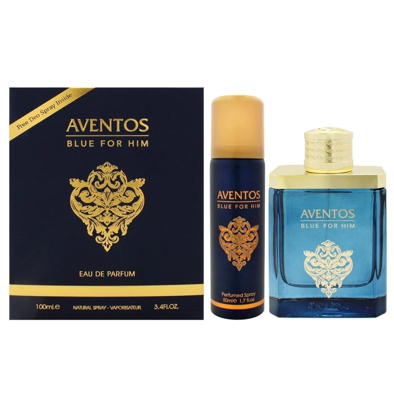 Fragrance World Aventos Blue, Apa de Parfum, Barbati, 100 ml ...