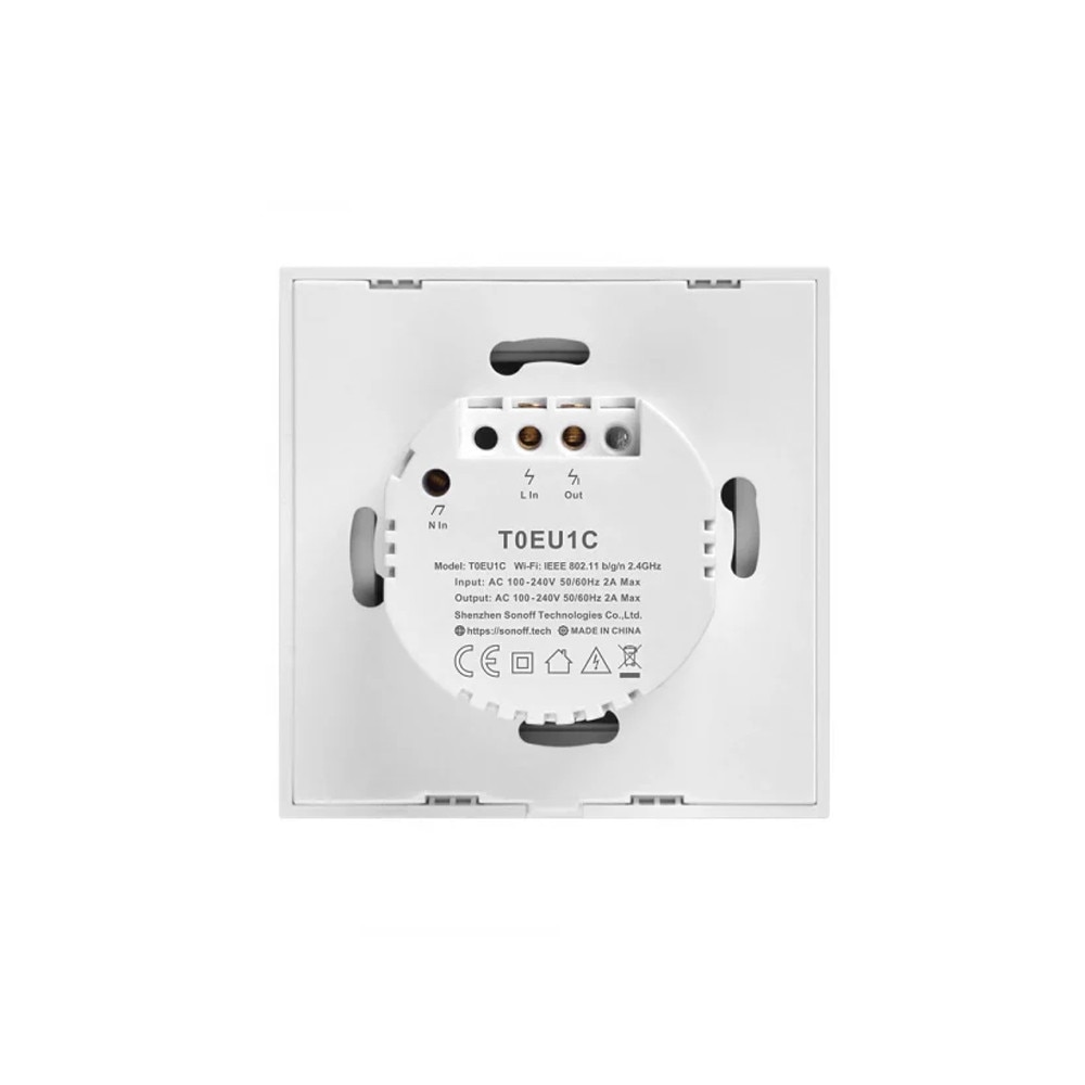 Intrerupator Smart Touch WiFi 1 Canal, Control Din Aplicatie, Control ...