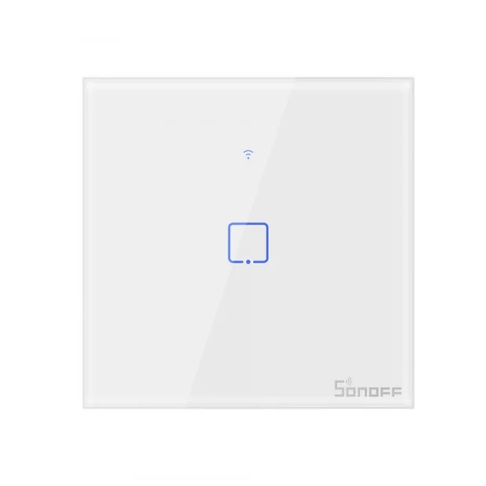 Intrerupator Smart Touch WiFi 1 Canal, Control Din Aplicatie, Control ...