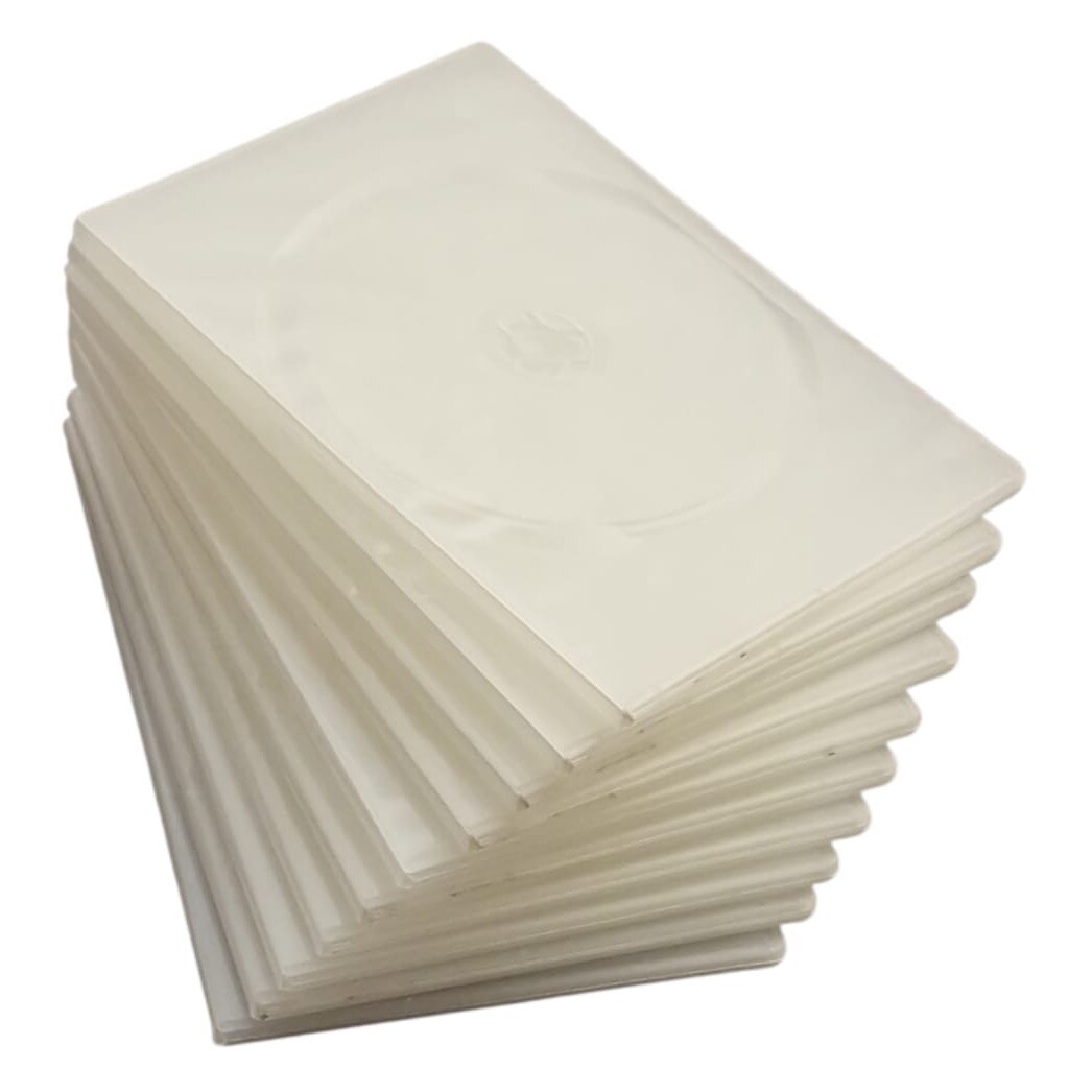 Set 10 bucati Carcasa plastic pentru DVD, CD, Lucioasa, 7mm ...