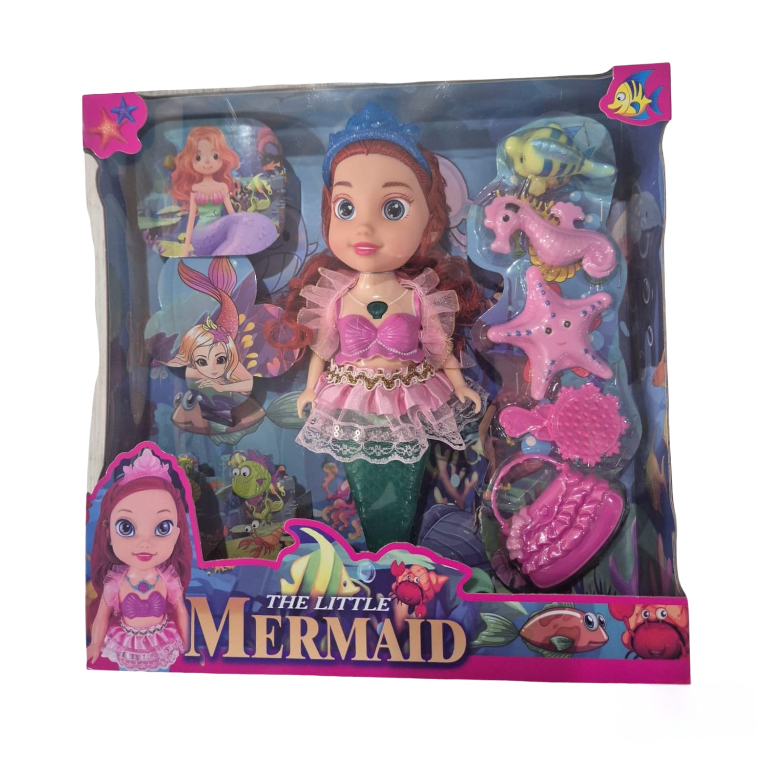 Papusa Ariel, 30 cm, cu sunete si lumini, multicolor - eMAG.ro