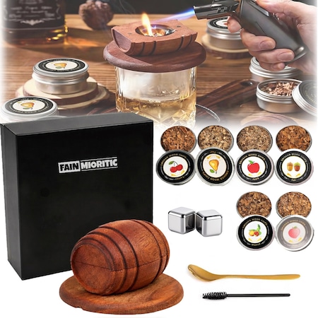 Set pentru afumarea whisky-ului (cu aschii de lemn)Fain Mioritic® - 6 ...