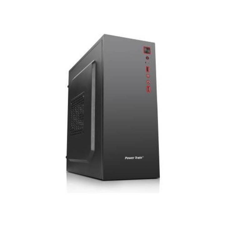 Carcasa Power Train IK240210B USB3.0 Midi mATX Negru - eMAG.ro