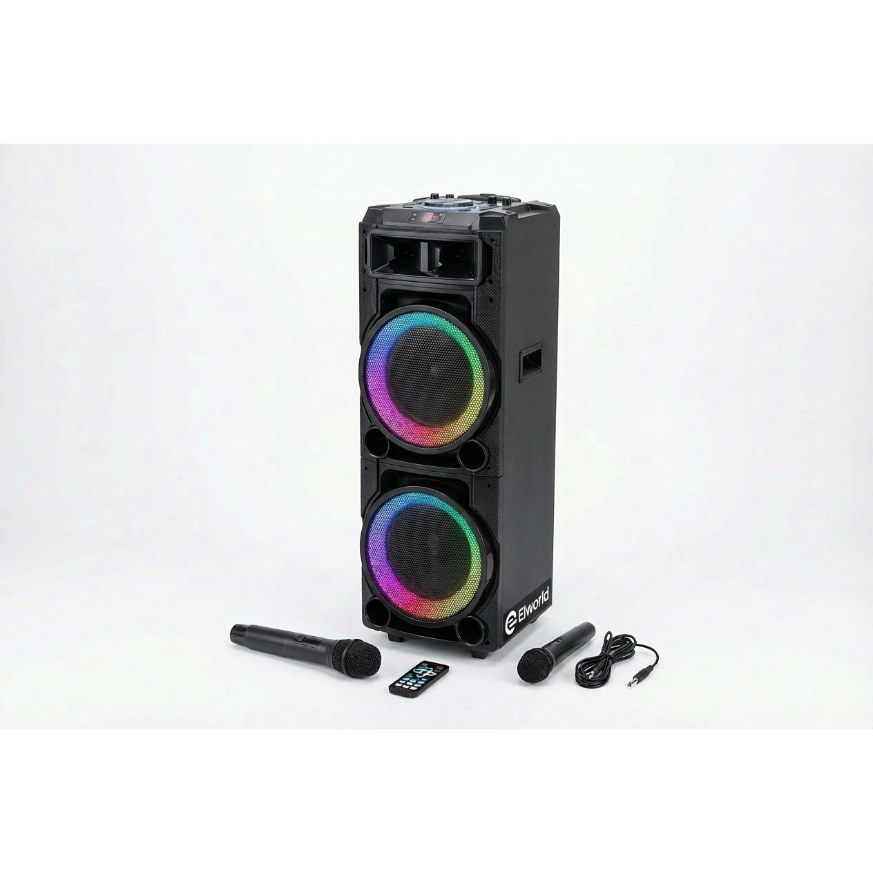 Boxa Bluetooth portabila Elworld KTS-1707, boxa karaoke pentru interior ...