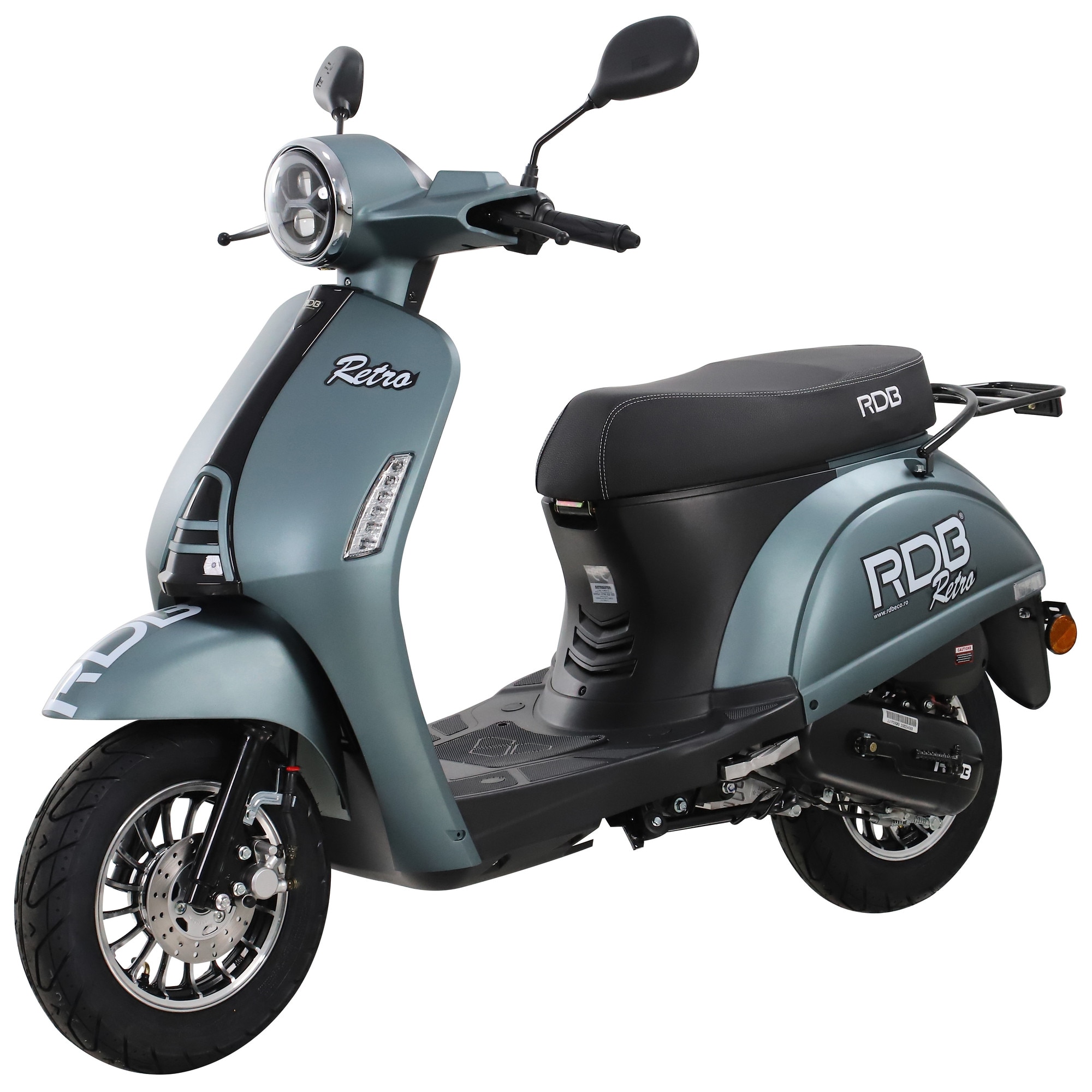 Scuter benzina RDB RETRO, 50cc, 4 timpi, 25km/h, fara permis de ...