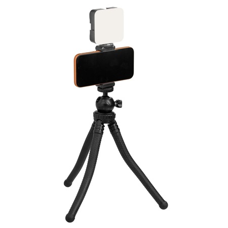 Mini trepied flexibil pentru telefon, cap rotativ 360, suport universal ...