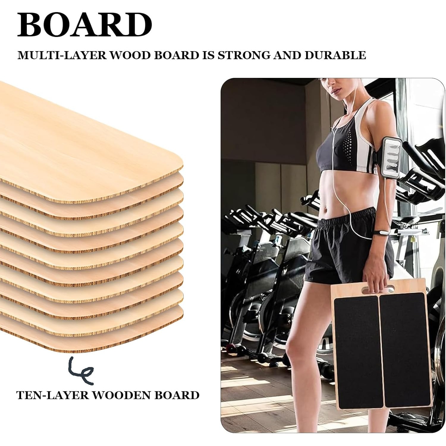 Platforma de intindere din lemn, Rampa de Stretching Reglabila - 5 ...