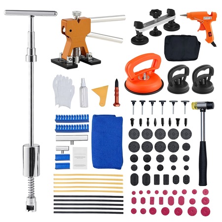 Kit reparare caroserie auto, PDR 100 piese, Fara Vopsire, Ridicator ...