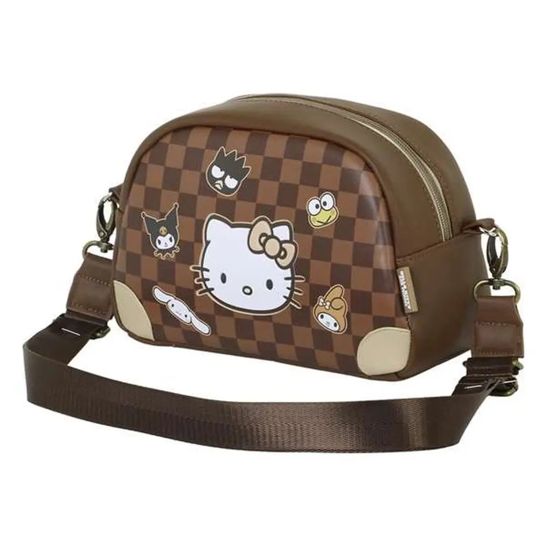 Geanta Banduliera Hello Kitty, maro, PVC, 14x23x9cm - eMAG.ro